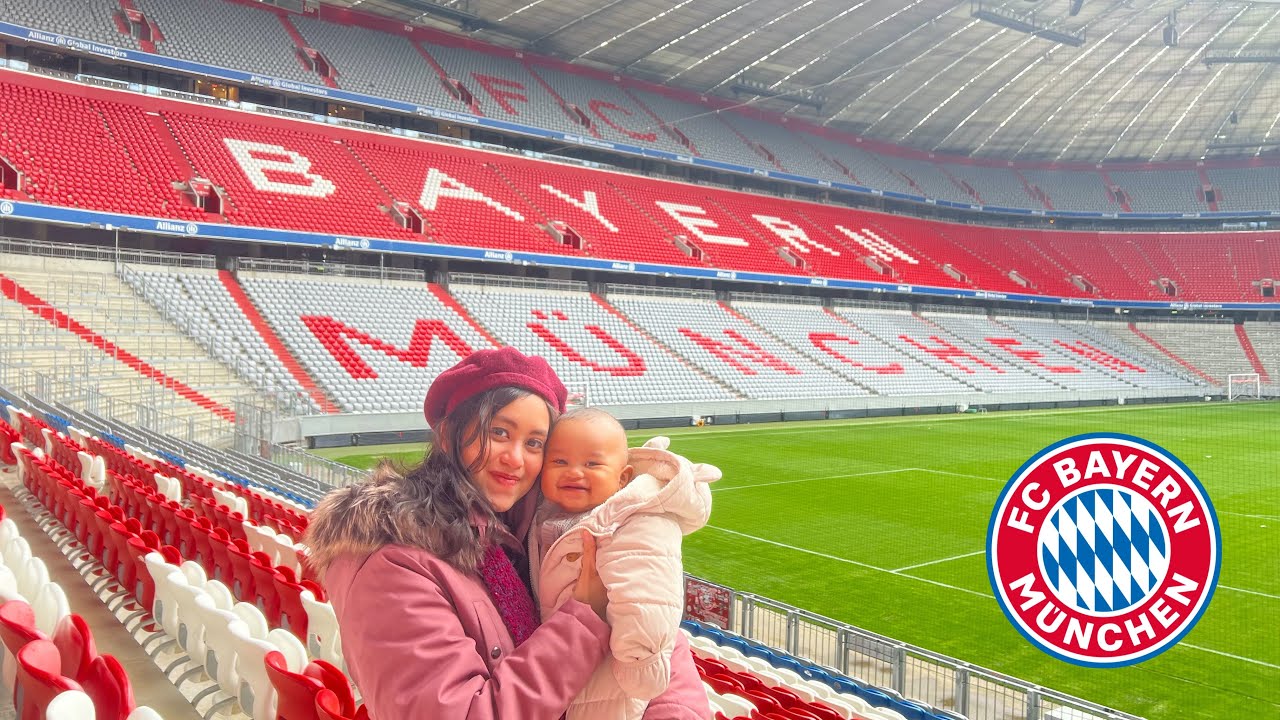 MASUK KE ALLIANZ ARENA BAYERN MÜNCHEN BERSAMA BAYI 8 BULAN - YouTube