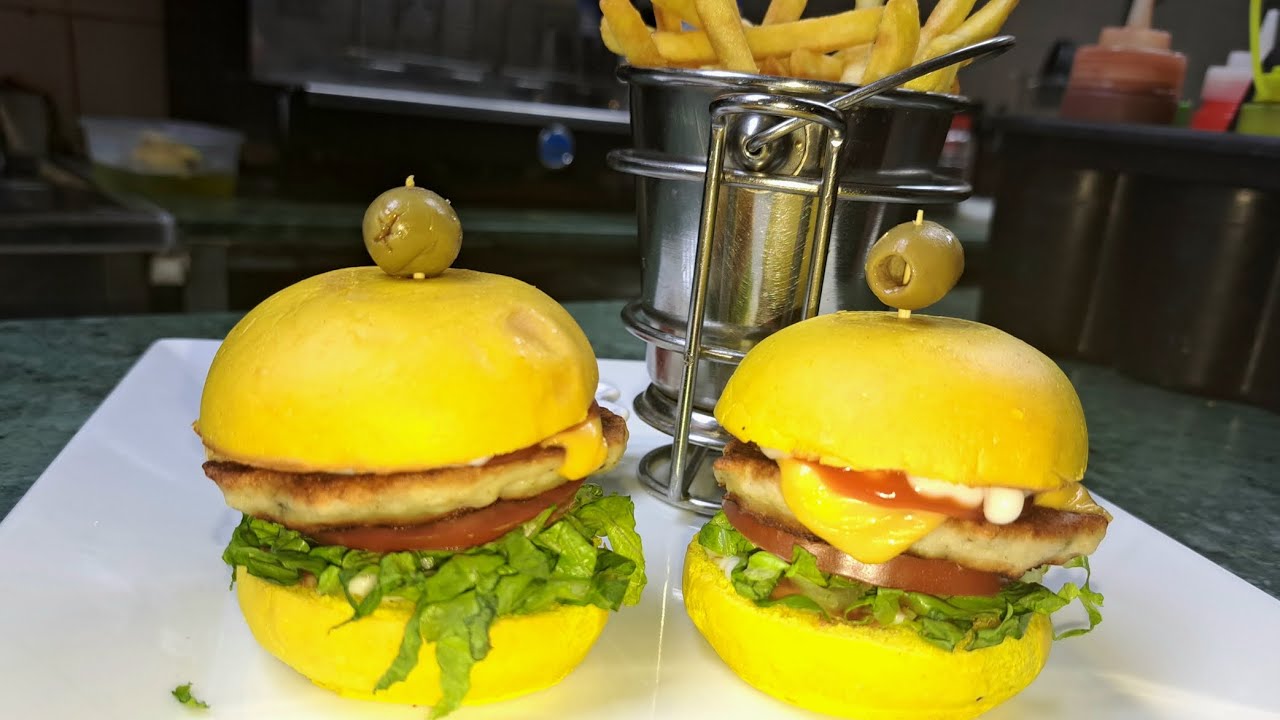 chicken mine burger 🍔 @Internationalcooking100 - YouTube