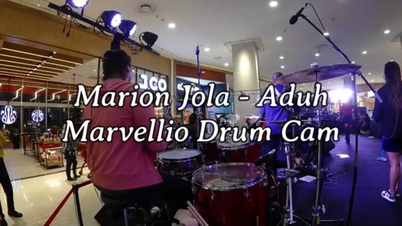 MARION JOLA - ADUH | Marvellio Drum Cam at Lotte Mart - YouTube