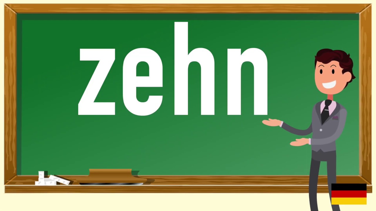 How to pronounce zehn in German - YouTube