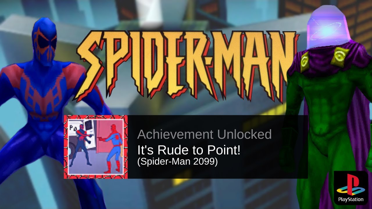 Spider-Man (PS1) "It's Rude to Point!" Achievement | RetroAchievements ...