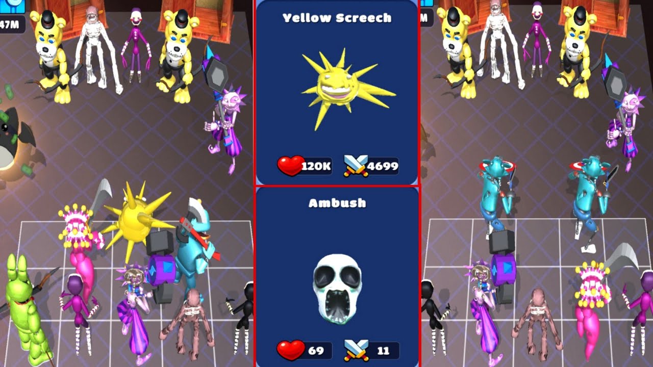 MERGE MONSTER 100 DOORS | merge monster 100 doors game ⭐⭐⭐ merge battle ...