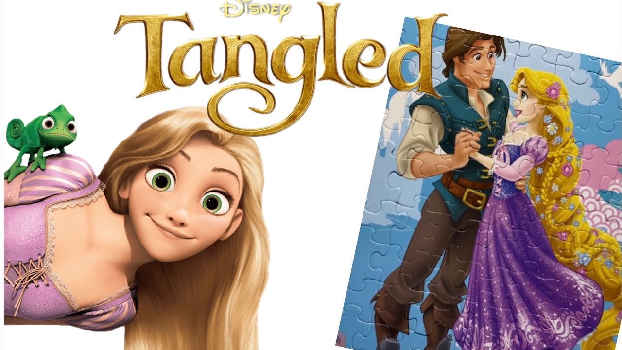 Tangled Jigsaw Puzzle - Joining Rapunzel and Prince! - YouTube
