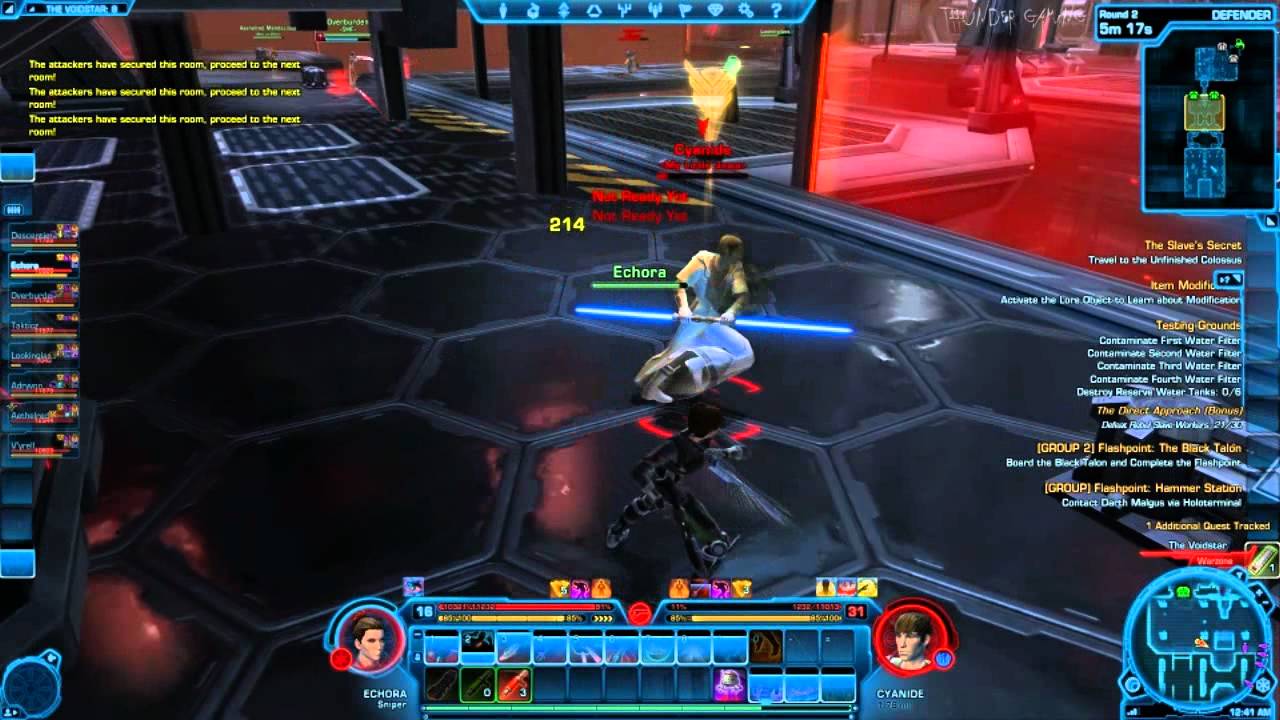 SWTOR - Imperial Agent Sniper - PvP - YouTube