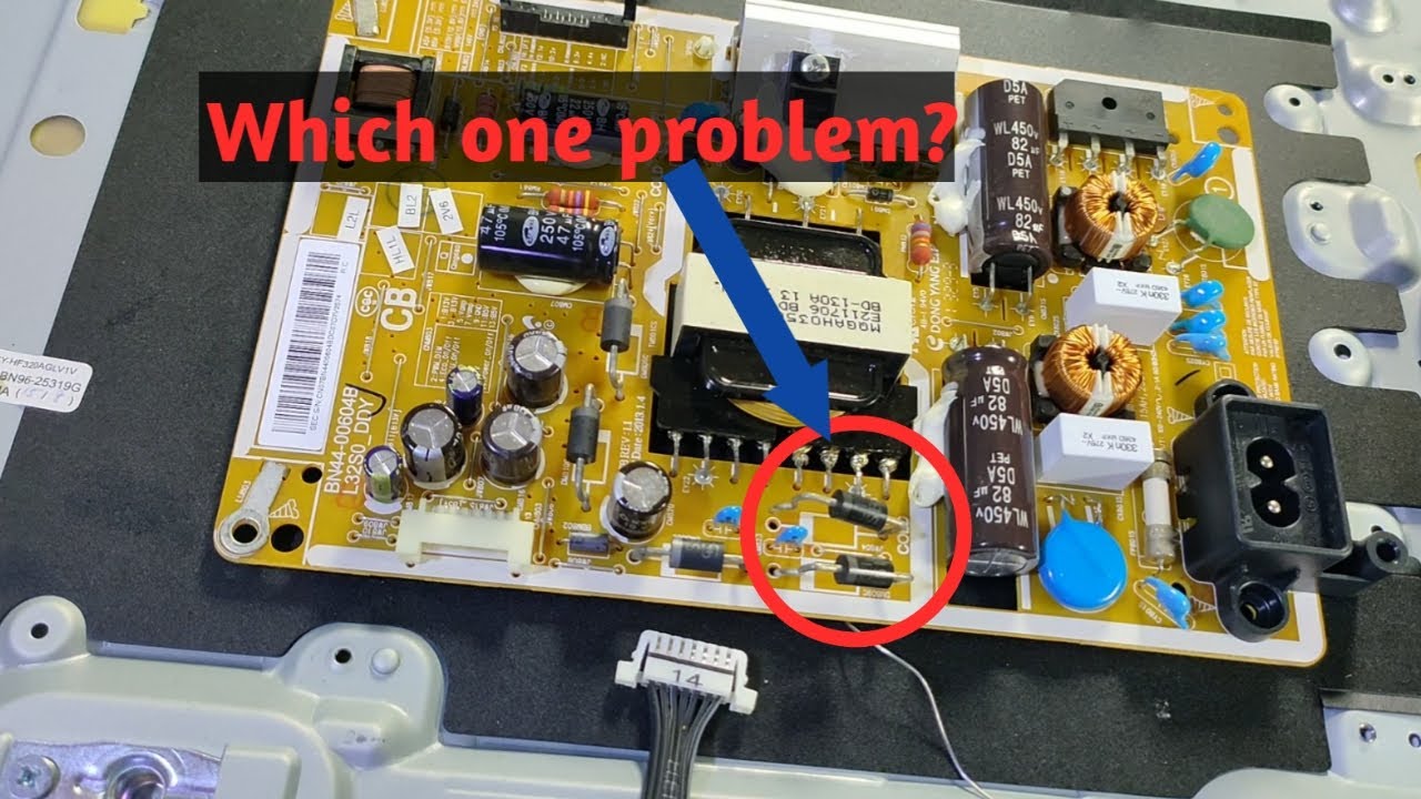 which one diodes problem of TV LED samsung 32 inch model UA32F4500AM ...