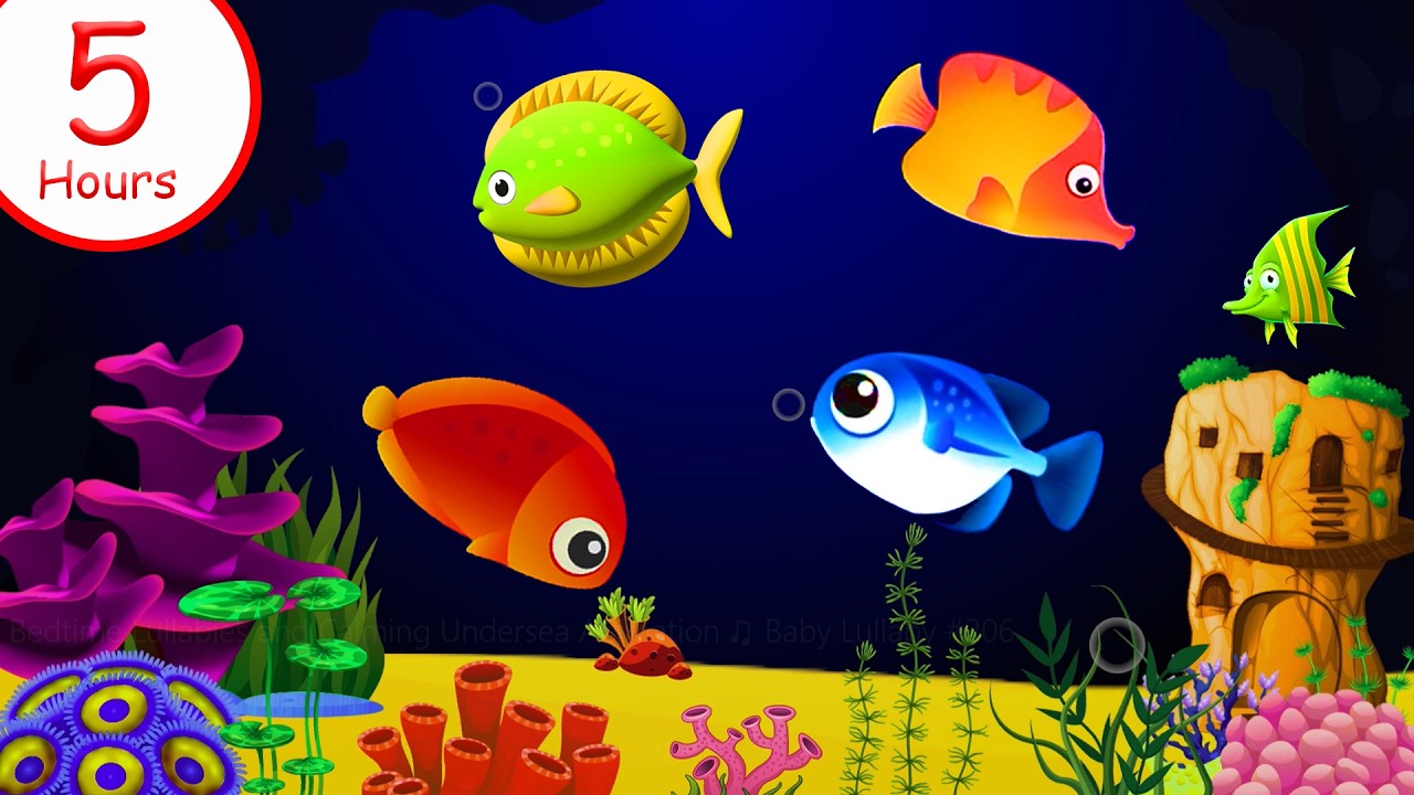 Bedtime Lullabies and Calming Undersea Animation ♫ Baby Lullaby #206 ...