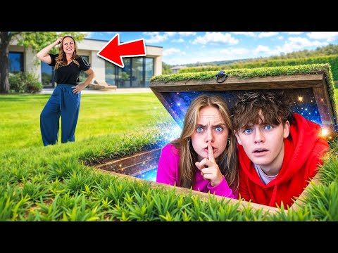 My Daughter Built a SECRET GAME ROOM Hideout