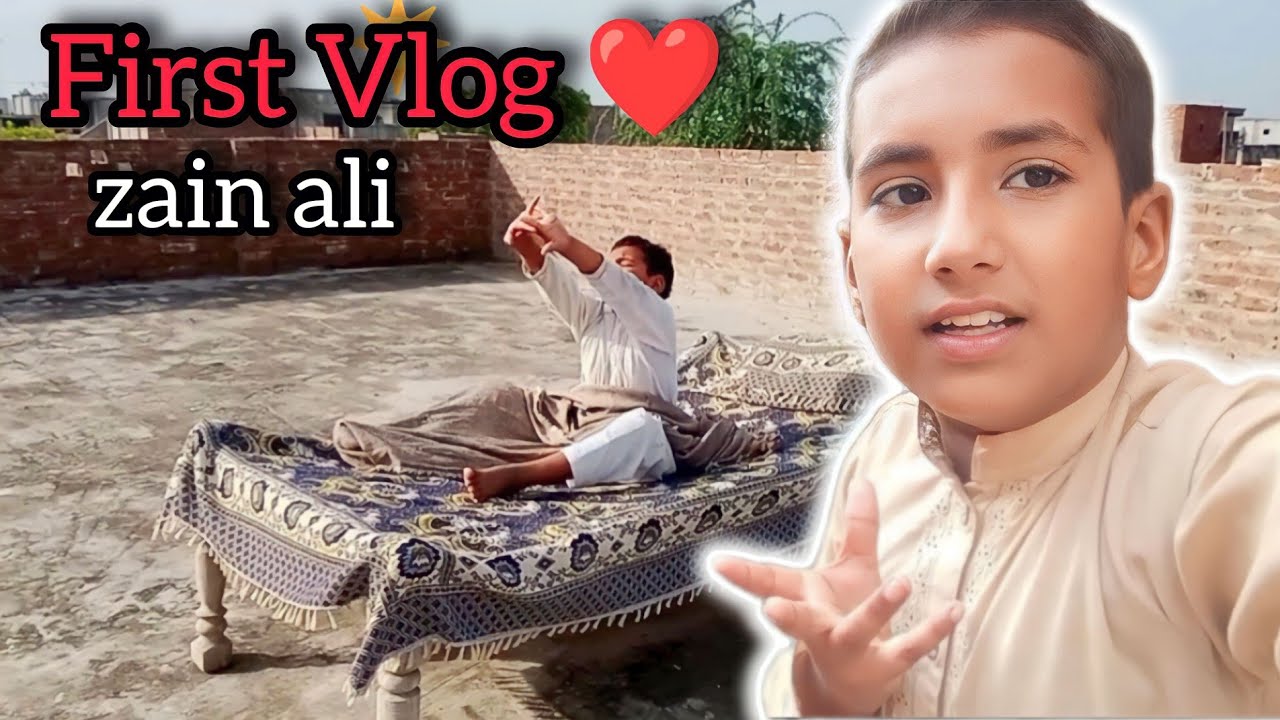 First Vlog || zain ali - YouTube