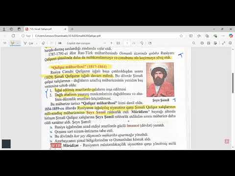 35. Dərs Şimali Qafqaz Sərvər Rüstəmov 077 761 23 45