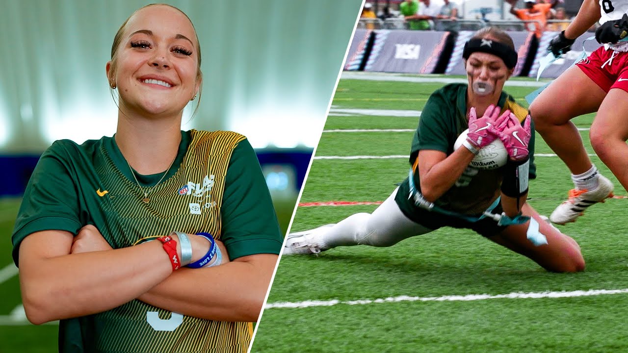 Kayla Tacker: On The Rise | Stars Of Flag Football - YouTube