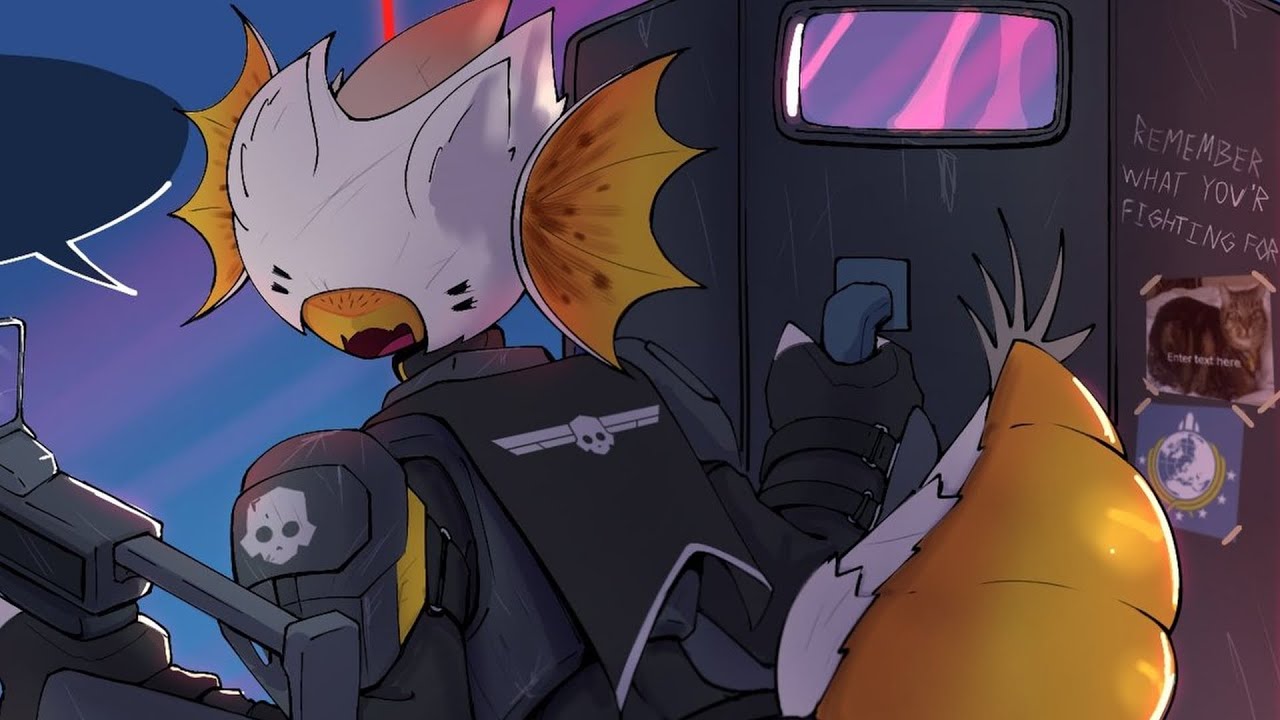 Patriotic Bug Heavy Protection | Helldivers 2 Comic Dub - YouTube