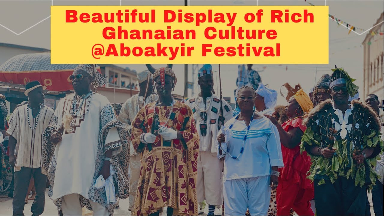 Display of Ghanaian Culture | Winneba Aboakyir Festival 2022 - YouTube