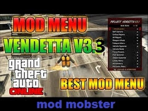 "NEW GTA 5 MOD MENU ps3"vendetta V3.3 - YouTube