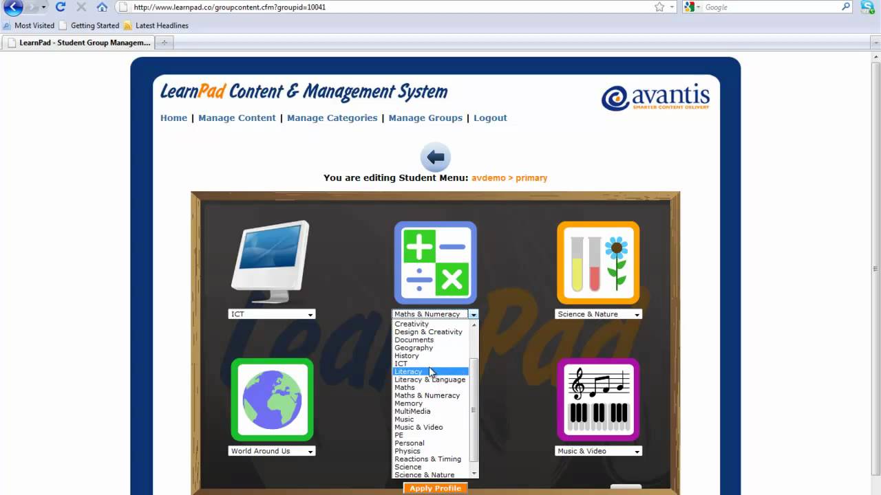 LearnPad Content & Management System - YouTube