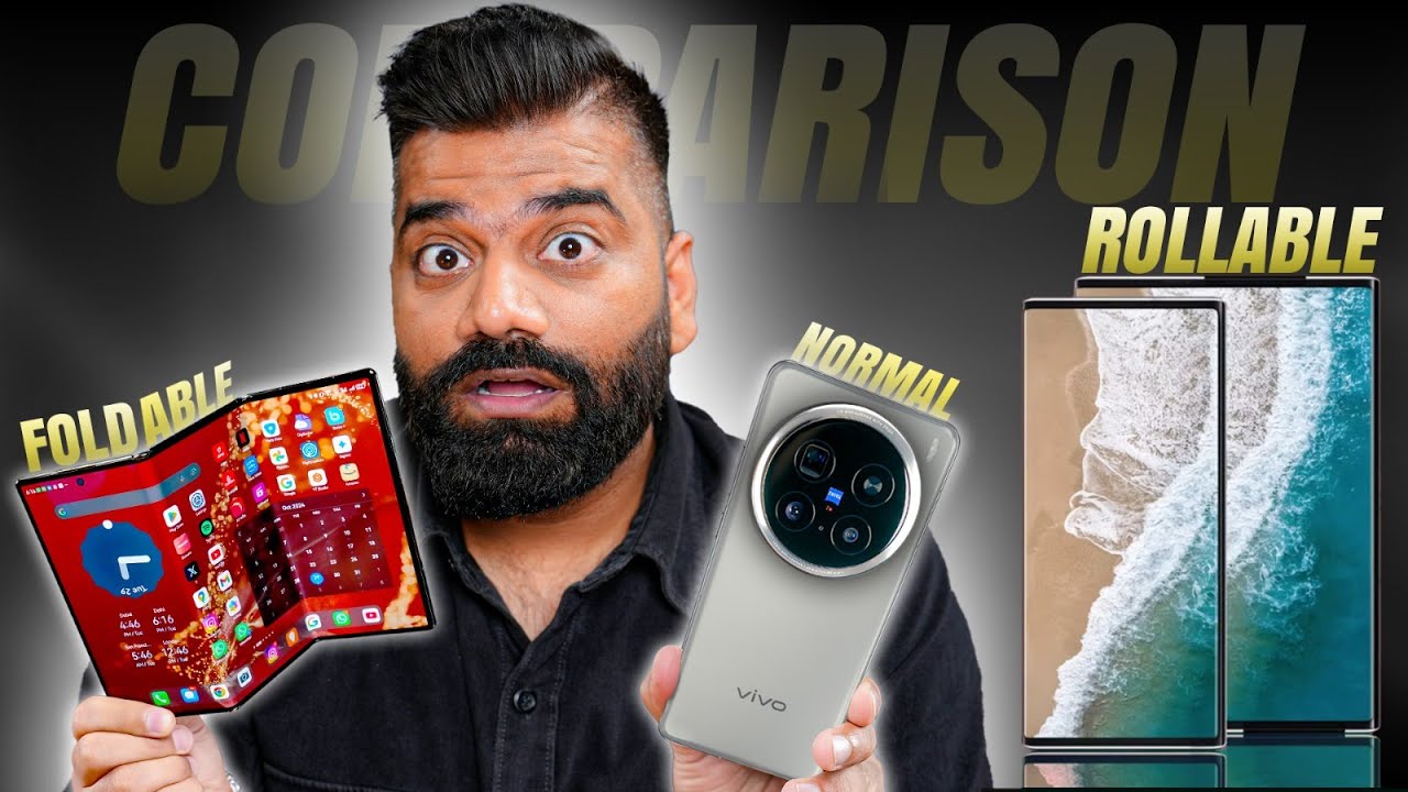 Normal Vs Foldable Vs Rollable Smartphones?🔥🔥🔥 - YouTube