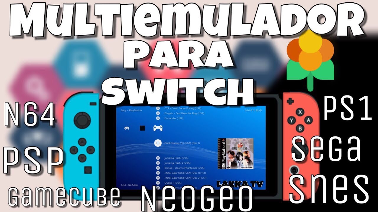 Como instalar Lakka tv/Retroarch para Nintendo Switch,Emulador de ...