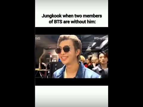 jungkook jealous🥺 always entering 2 member being 🤣