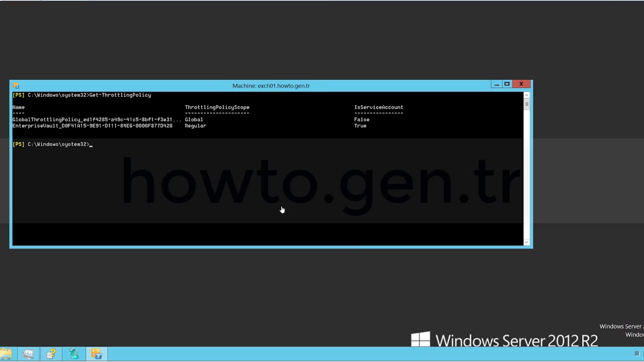 How To Get Throttling Policy Settings On Microsoft Exchange Server 2013 ...