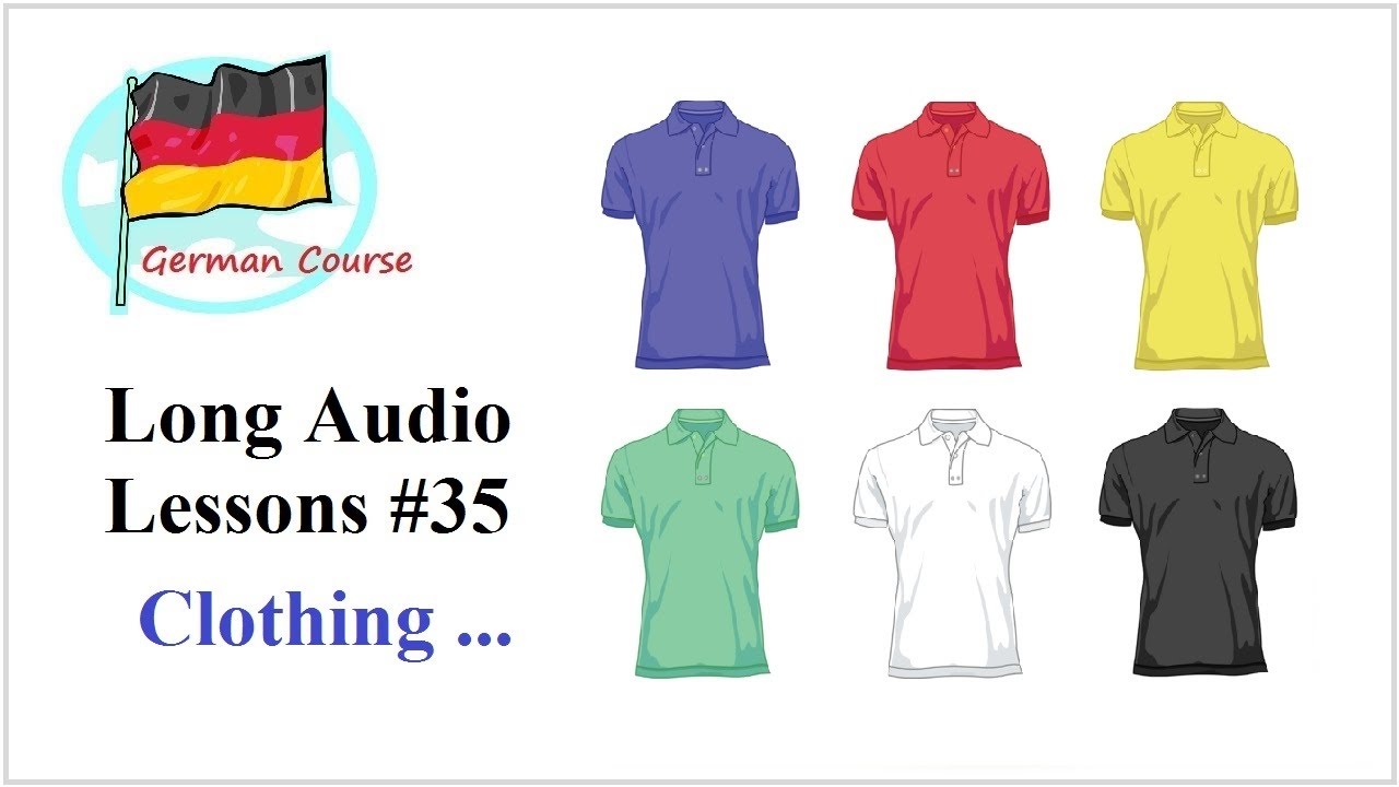 Deutsch Lernen #78 Kleidung in verschiedenen Farben - YouTube