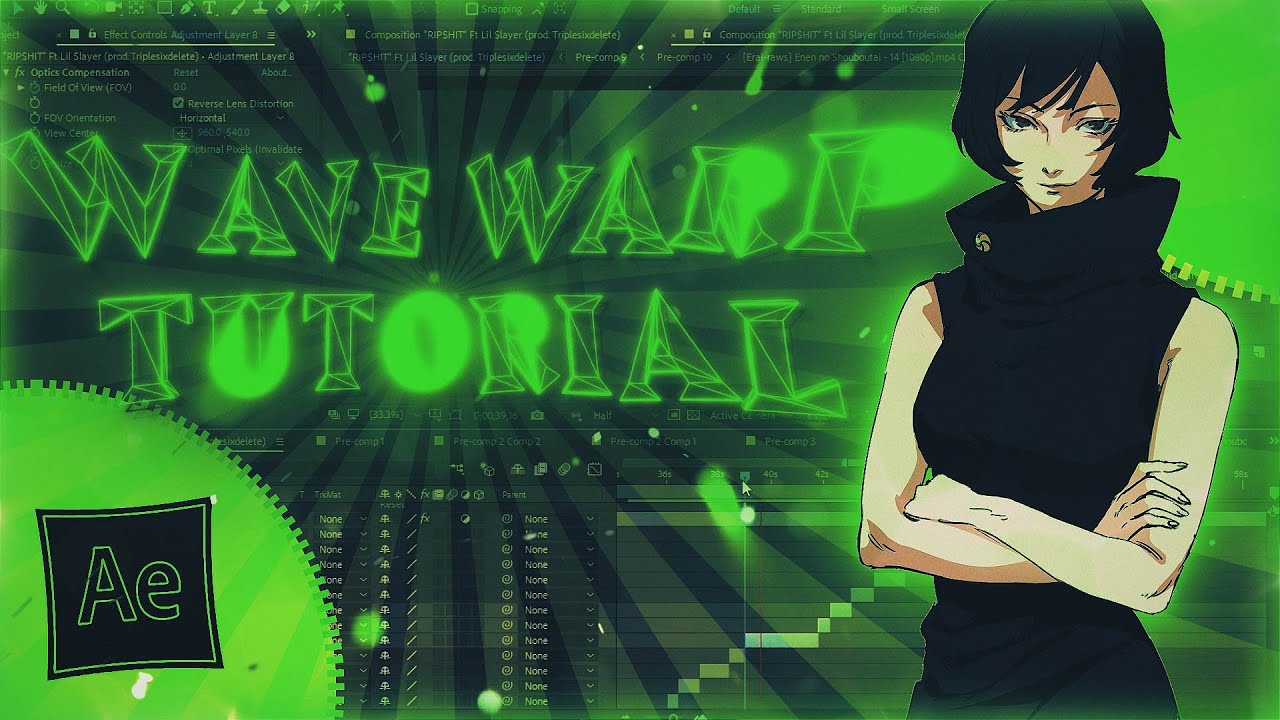 WAVE WARP JUGG TRANSITION | Adobe After Effects AMV Tutorial - YouTube