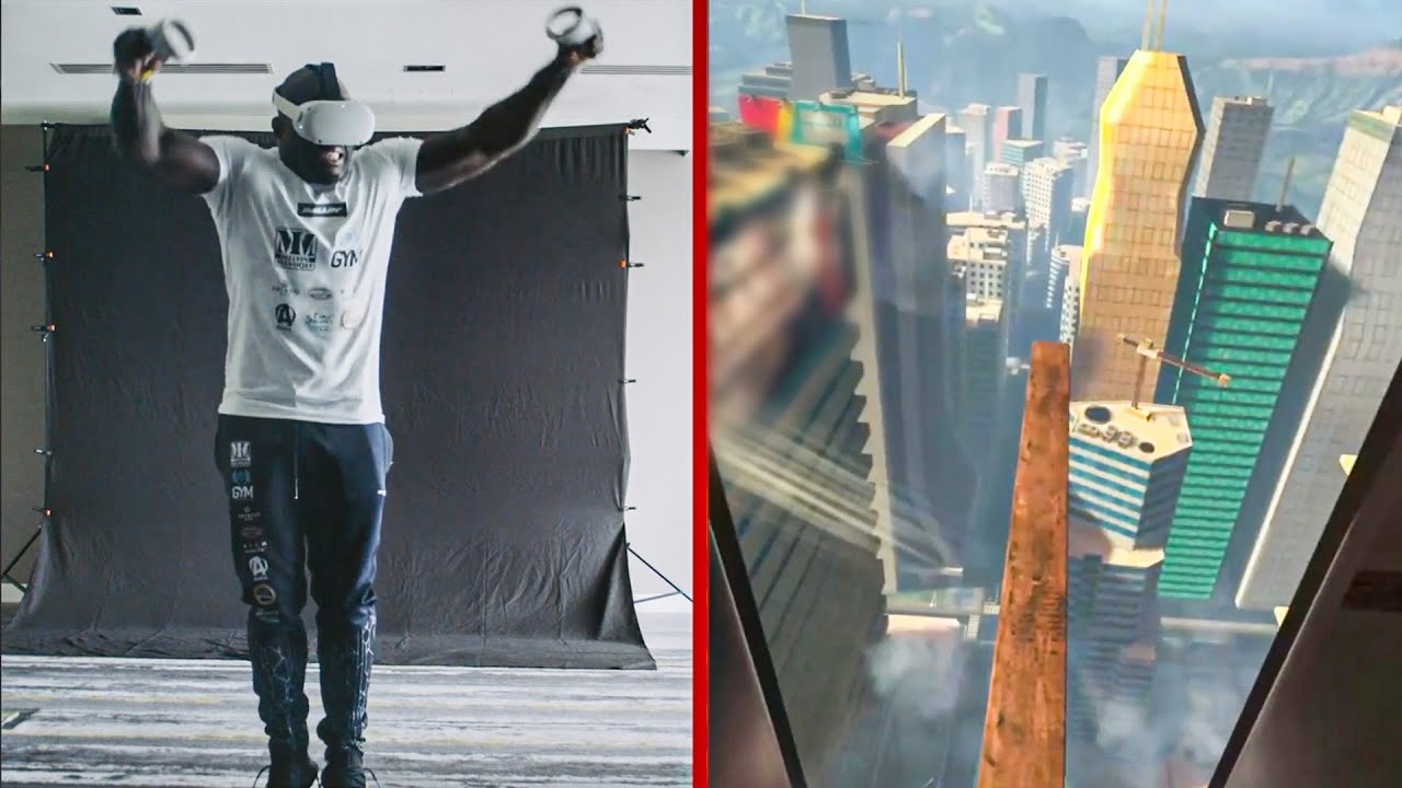 Fighters FALL OFF A BUILDING in VR! | INSANE VR Challenge | BELLATOR ...