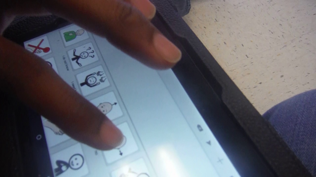 Expressing feeling about autism with AAC Talker - YouTube