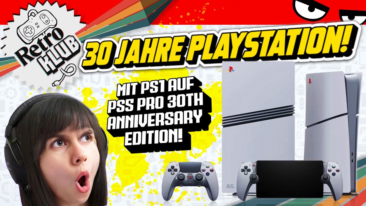 Wir haben die PS5 PRO 30th LIMITED EDITION! So laufen PS1-GAMES drauf ...