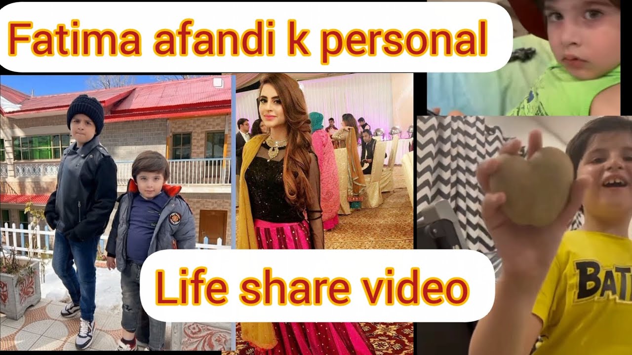 FATIMA AFANDI K FAMILY VIDEO||FATIMA EFFANDI HUSBAND WITH LIFE - YouTube