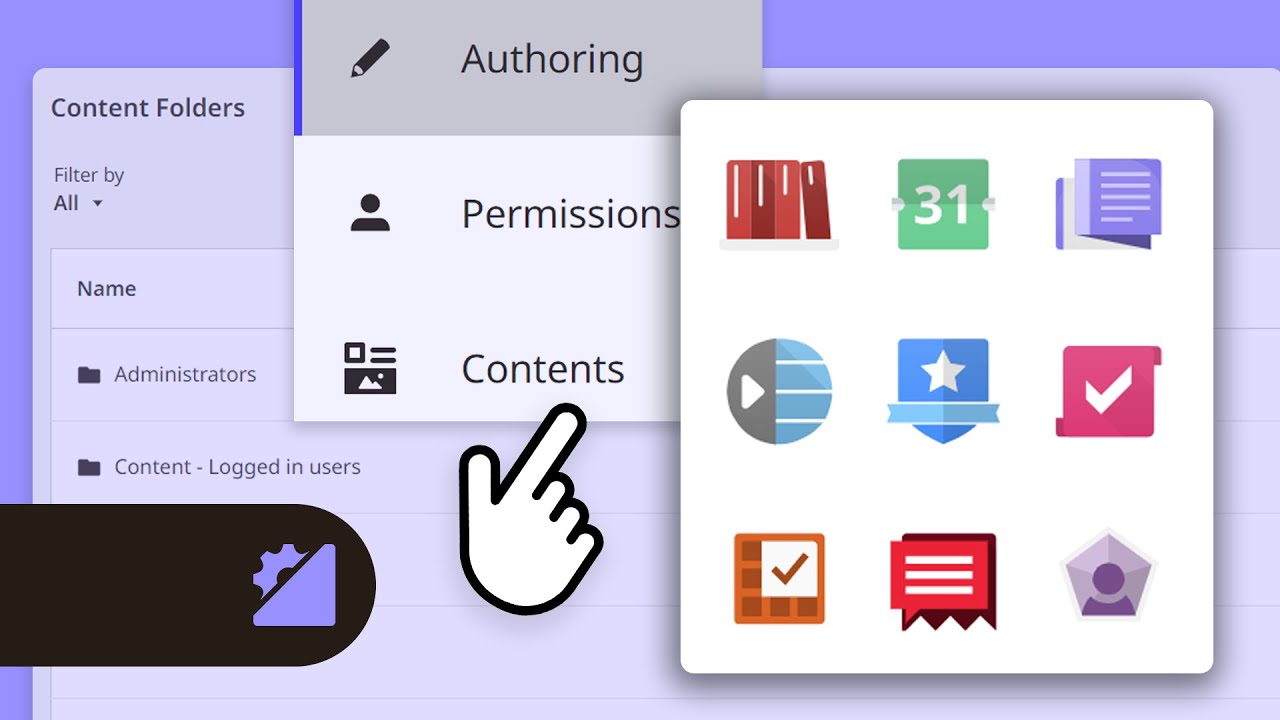 Thinqi Academy Admin Publishing Content Folder Discovery View - YouTube