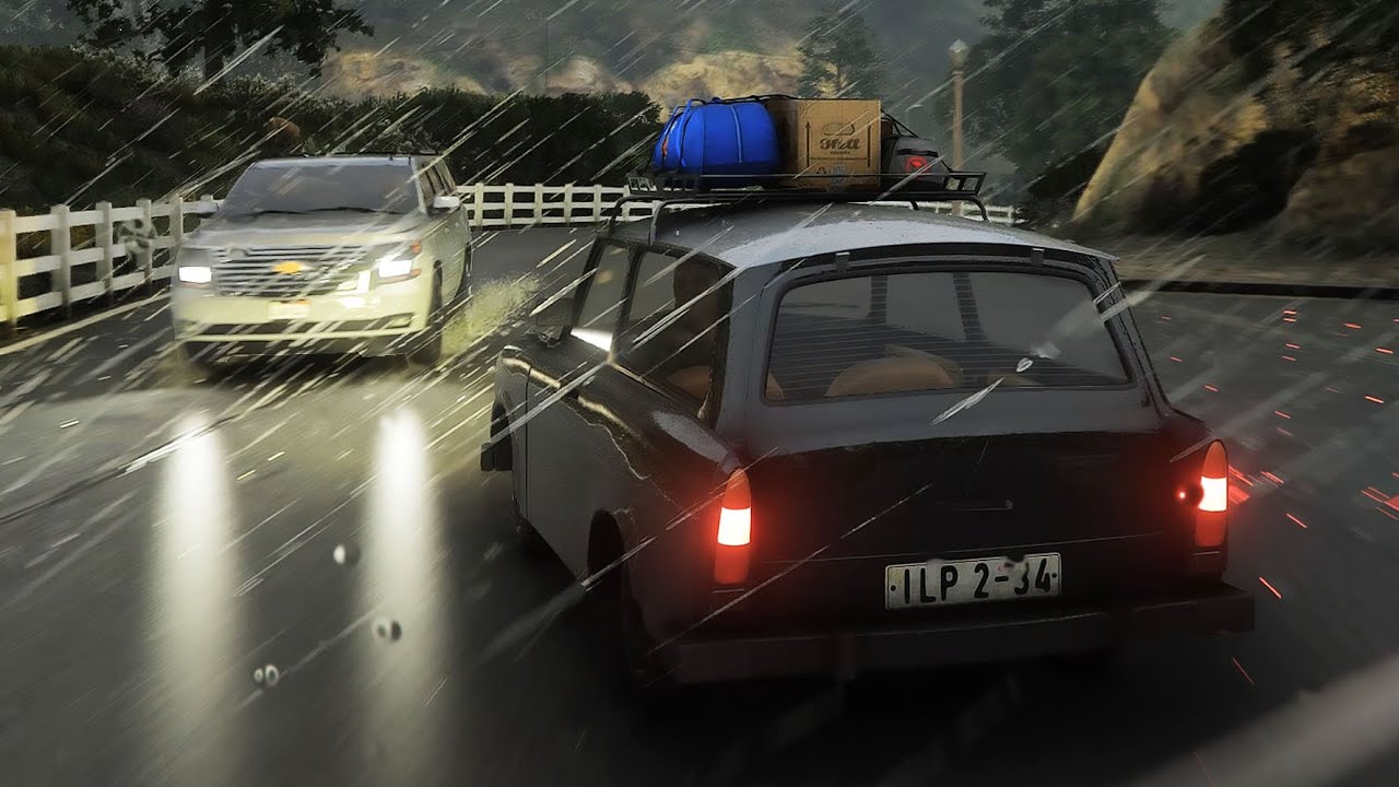 GTA 5 Remastered Realistic Weather And Vegetation Overhaul Gameplay On ...