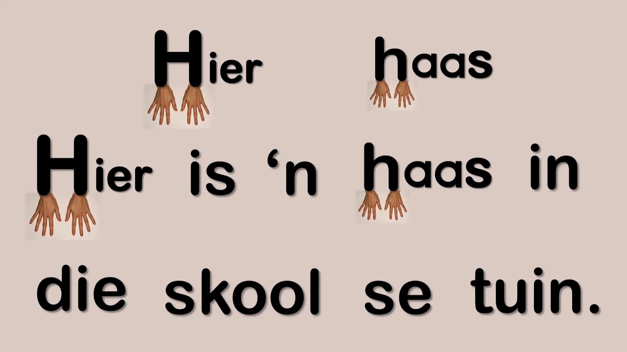 'h' klanke - YouTube