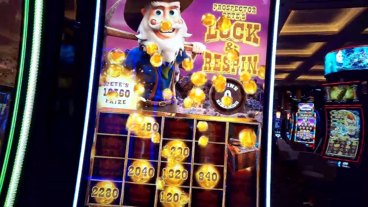 Gold Hills Slot Machine LOCK AND RESPIN Bonus and Gold Run Bonus ...
