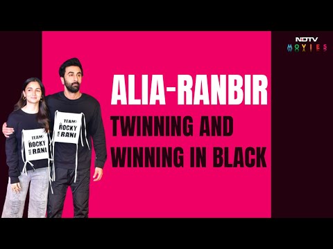 Alia-Ranbir Twinning And Winning At Film Screening