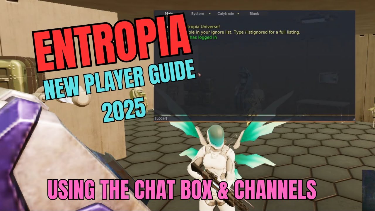 Entropia - New Player Guide 2025 - Chatbox and Channels - YouTube