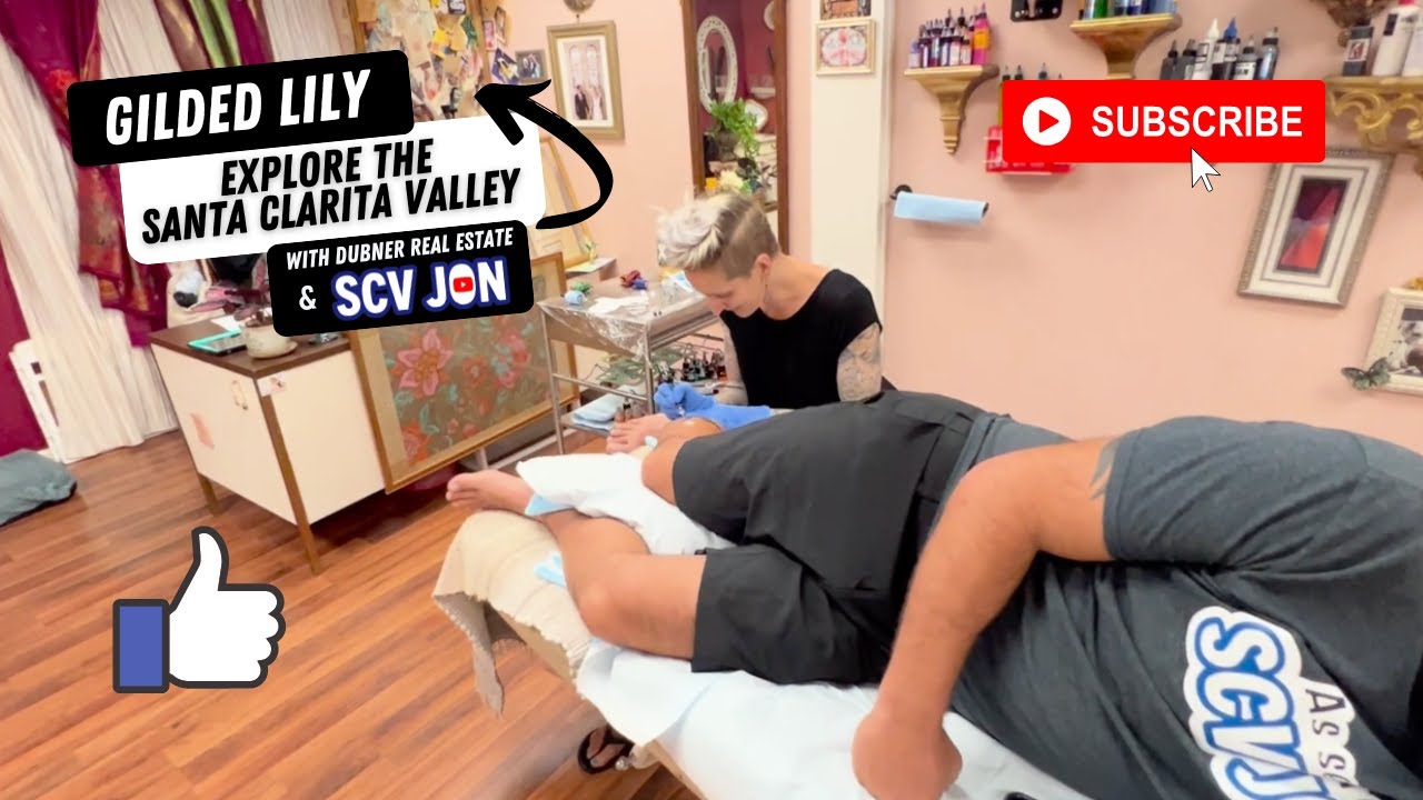 Transformative Tattoos & Heartfelt Healing | SCV Jon Visits The Gilded Lily 🎨💖 - YouTube