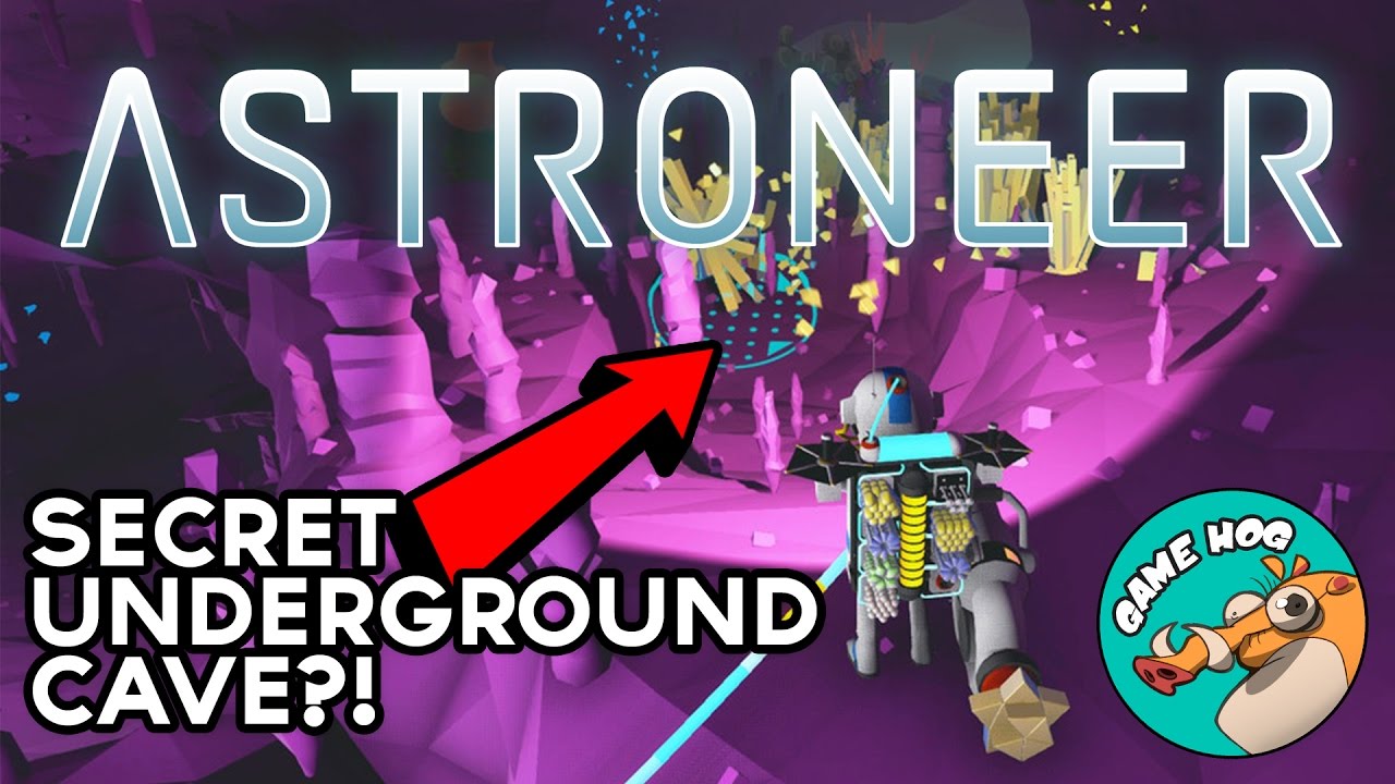 Astroneer | Ep #1 | SECRET UNDERGROUND CAVE! (Astroneer Gameplay/Let's ...