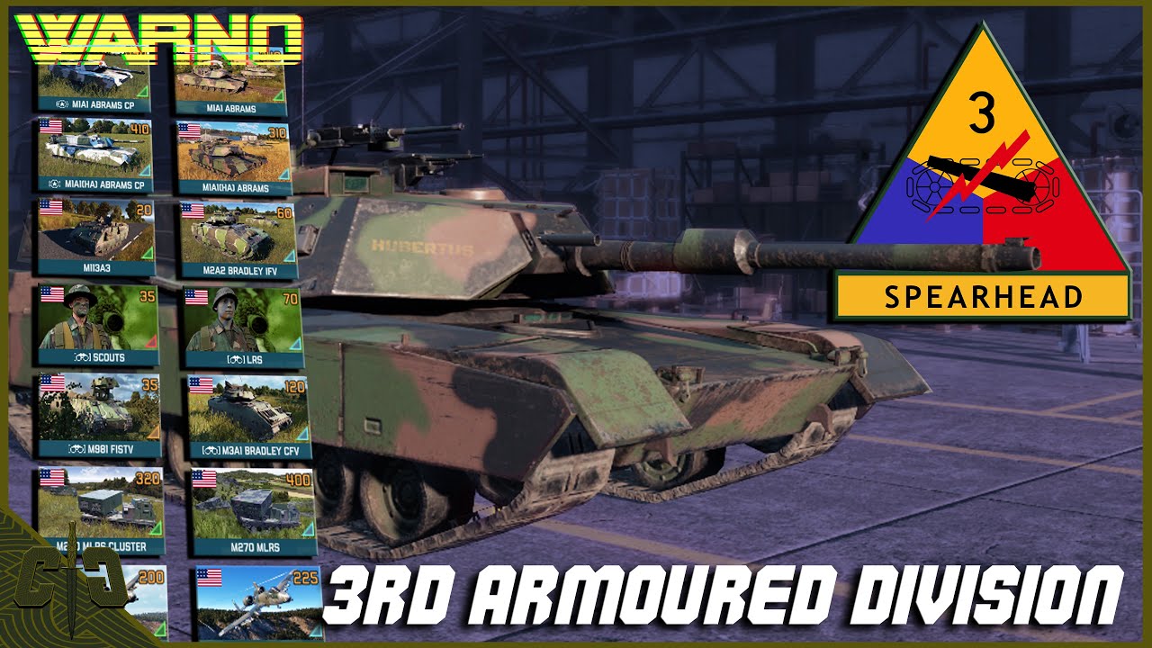 WARNO | United States 3rd Armoured Division Overview ᴴᴰ - YouTube