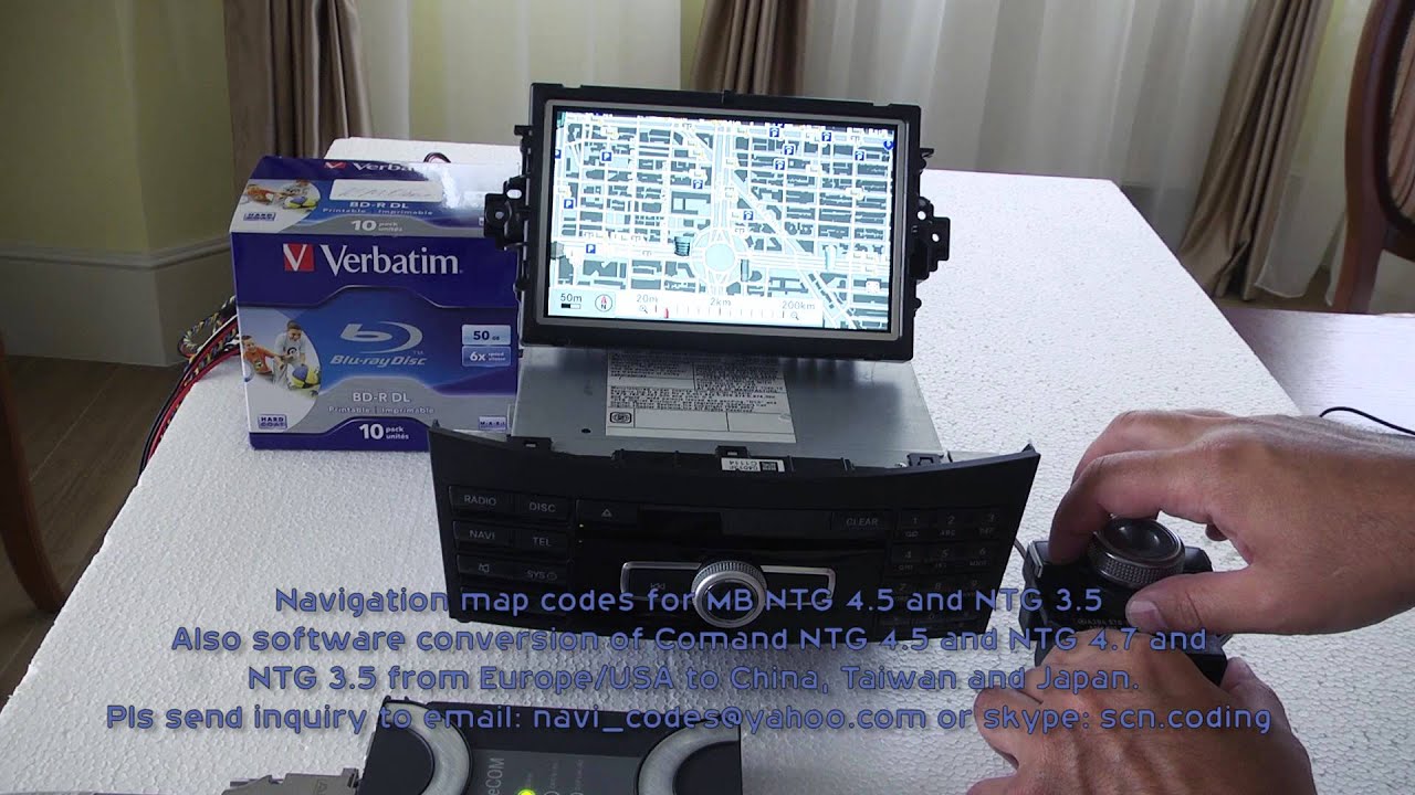 MB NTG 4.5 & NTG 4.7 conversion to China_Taiwan_Japan + navigation ...