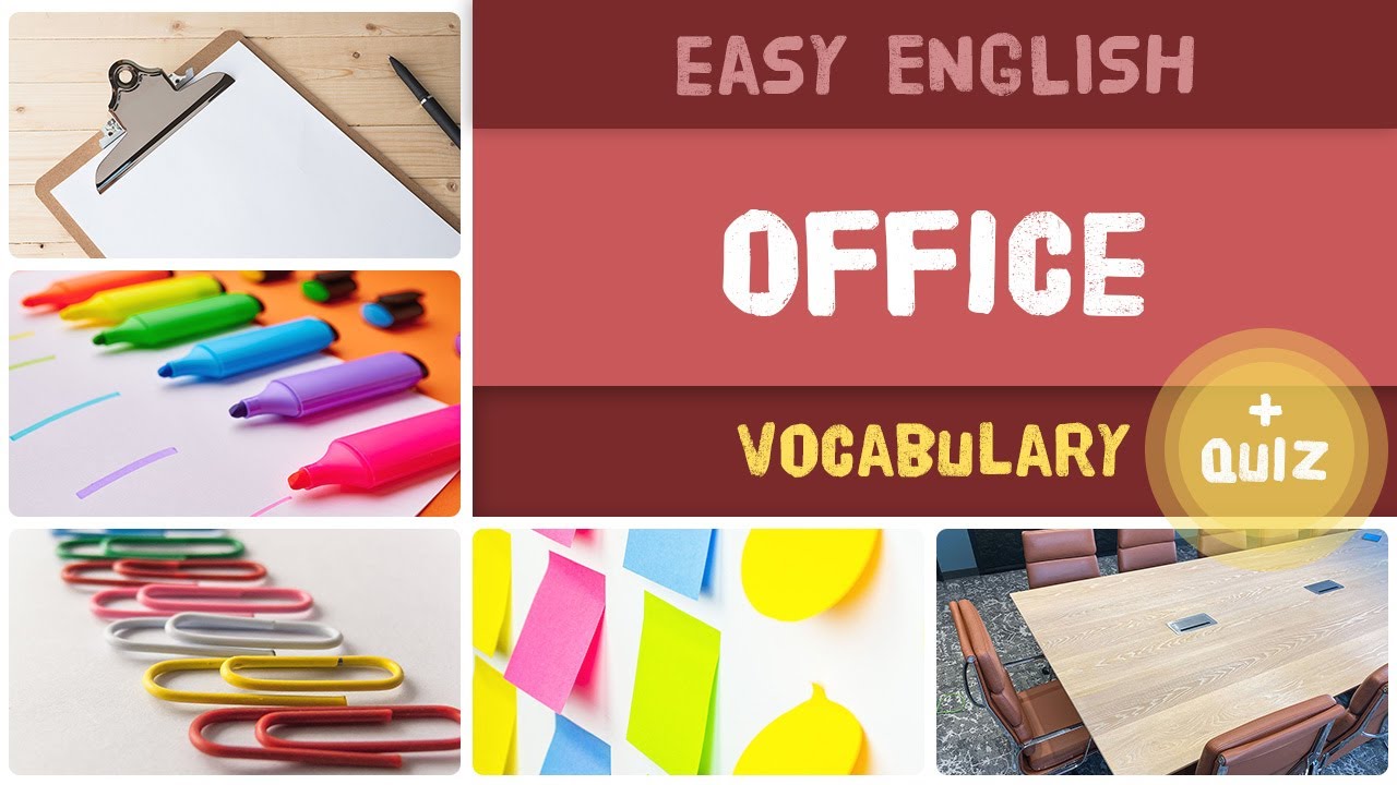 Office and Classroom in English | Learn English Vocabulary - YouTube