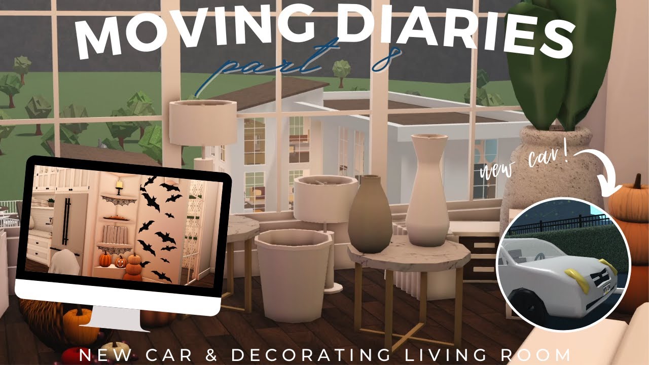 moving diaries pt. 8 | new car + decorating living room!! | voiced ...