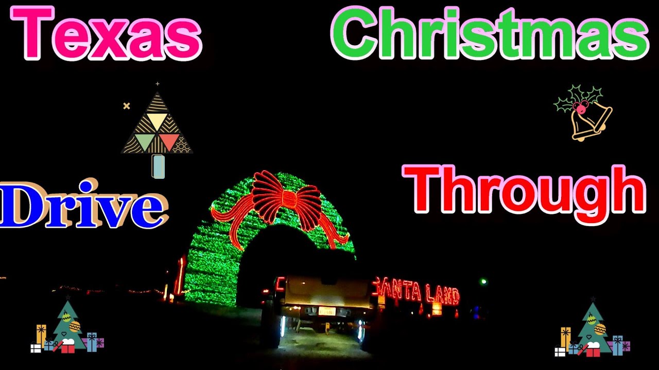 Santa Land Texas Christmas Drive Through 2019 - YouTube