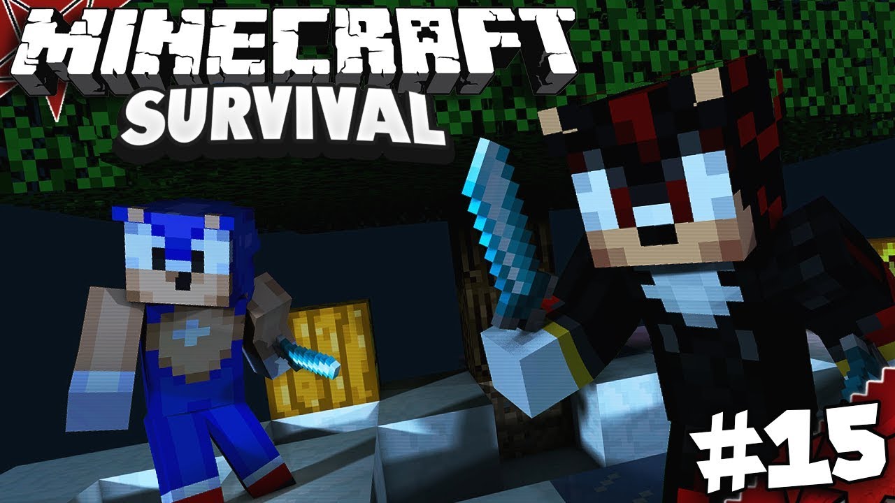 Sonic & Shadow Play Minecraft Part 15 - SONIC'S NEW HOUSE!! - YouTube