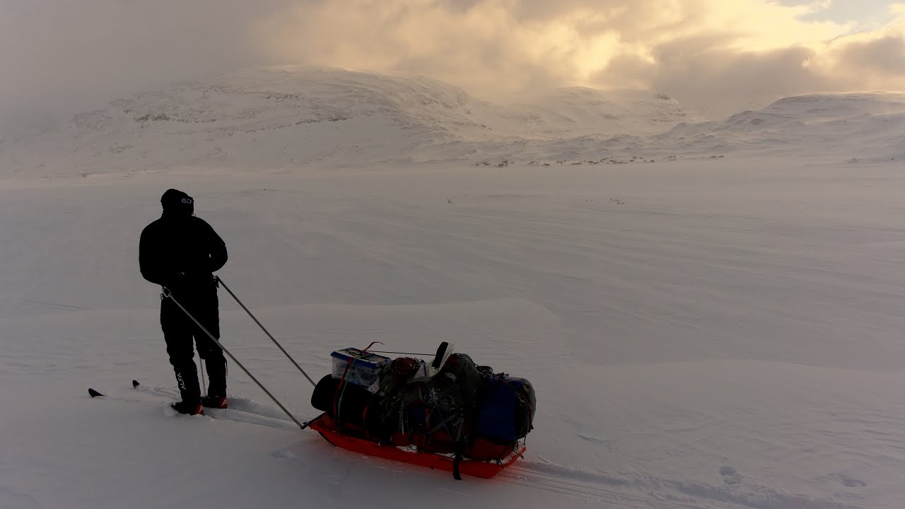 Stove preparation for backcountry tour with pulk | winter tour - YouTube