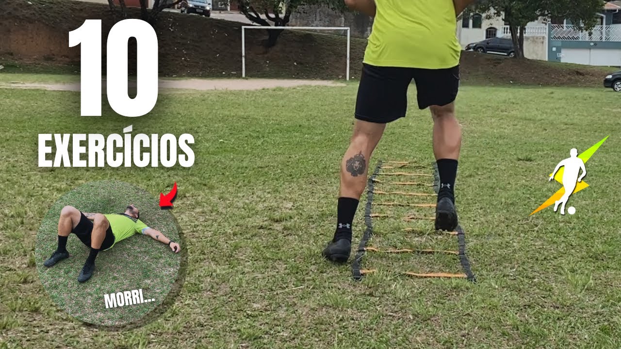 10 EXERCÍCIOS DE AGILIDADE NA ESCADINHA | Treino de agilidade para ...