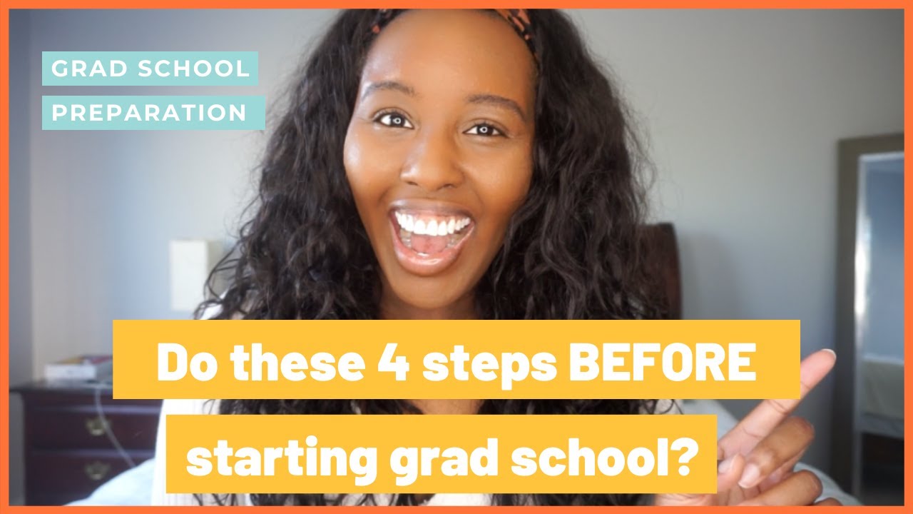 How to Prepare for Grad School BEFORE your First Semester - YouTube