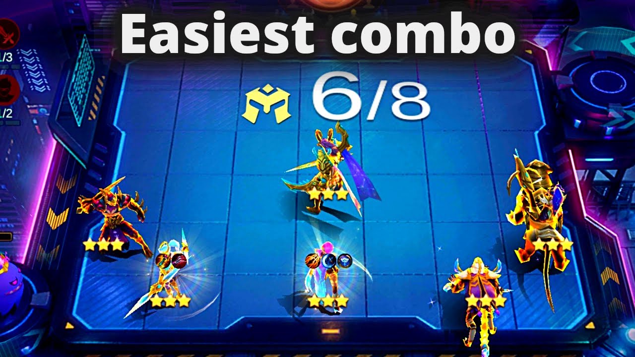 THARZ SKILL 3 EASIEST COMBO RIGHT NOW | MLBB MAGIC CHESS THARZ SKILL 3 ...
