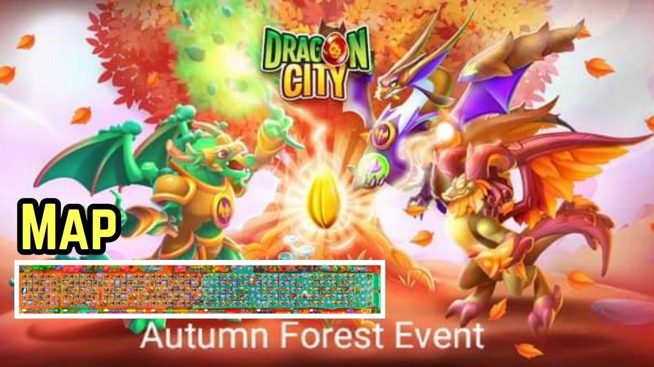 Autumn Forest Events: Grid Island Map Reveal | Dragon City 2020 | - YouTube