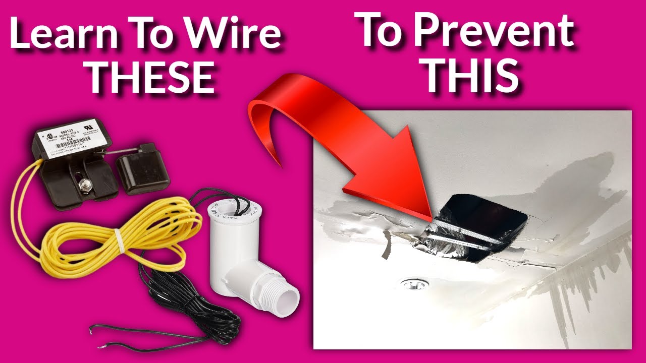 Avoid HVAC Related WATER DAMAGE (wiring safety switches) - YouTube