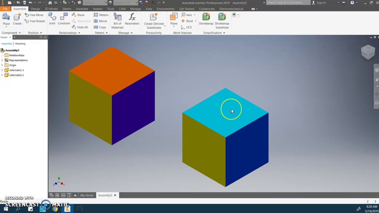 Assembling Cubes - YouTube