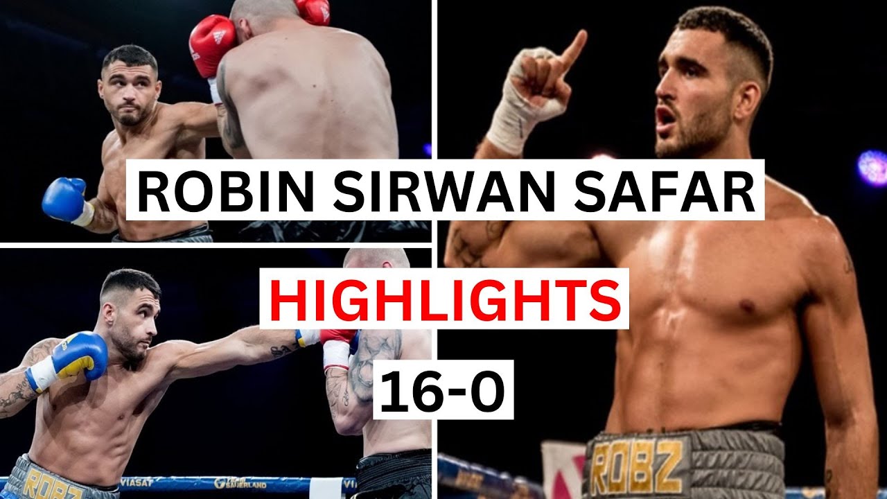 Robin Sirwan Safar (16-0) Highlights & Knockouts - YouTube